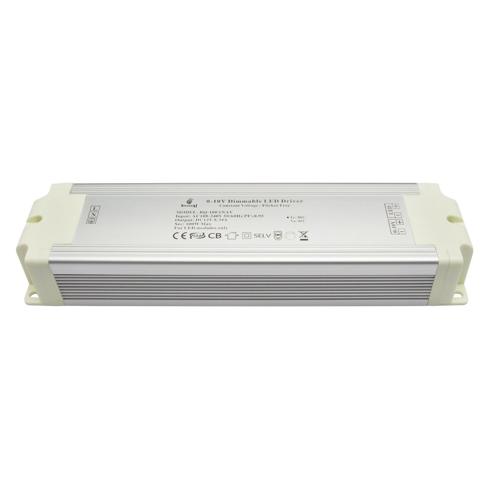 CV 0-10V Dimmable LED Driver 12V 100W Aluminum Case