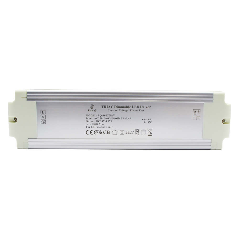 CV TRIAC Dimmable LED Driver 24V 100W Aluminum Case