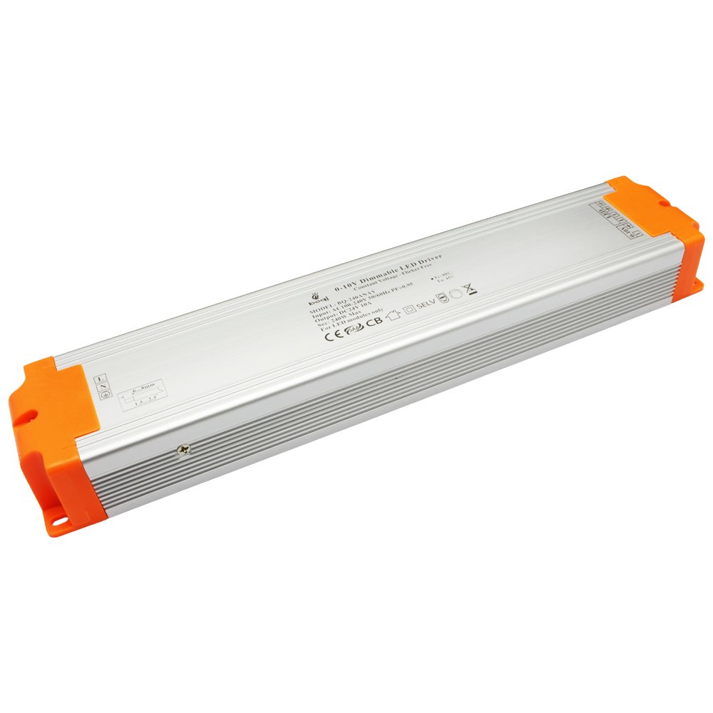 CV 0-10V Dimmable LED Driver 24V 240W Aluminum Case