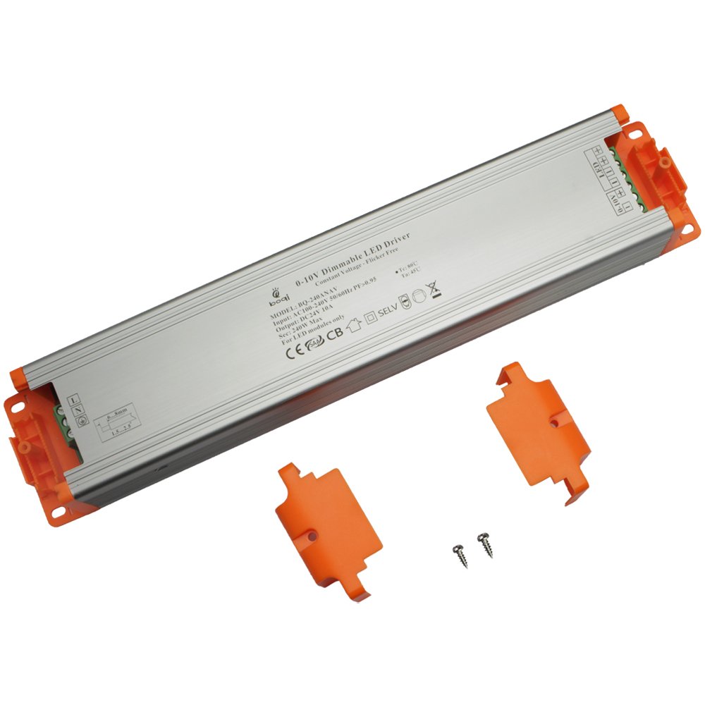 CV 0-10V Dimmable LED Driver 24V 240W Aluminum Case