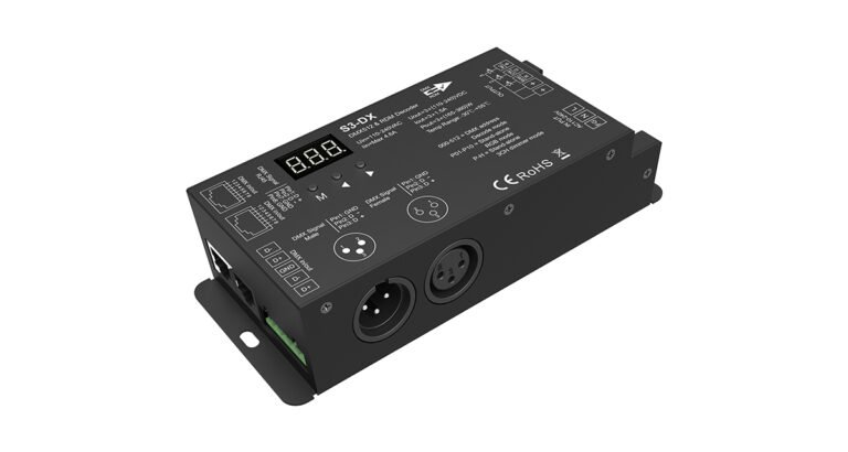 3CH*1.5A 110-240VAC High Voltage LED Strip DMX Decoder (with RF) S3-DX ...